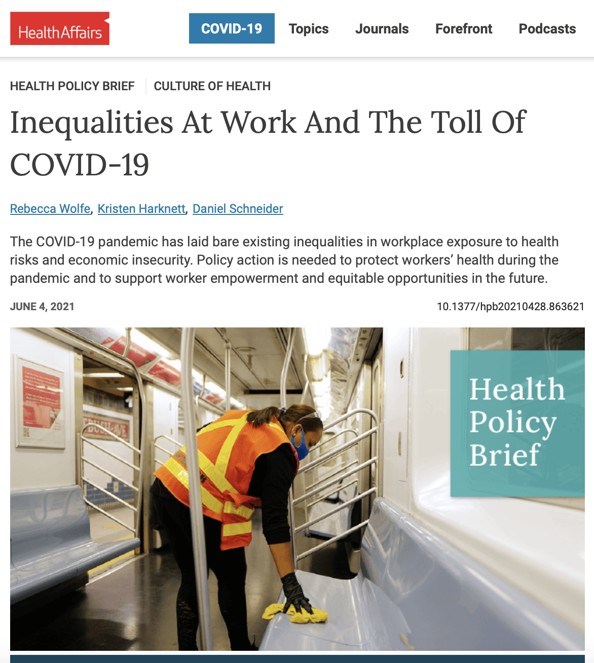 Inequalities At Work And The Toll Of COVID-19 - The Shift Project